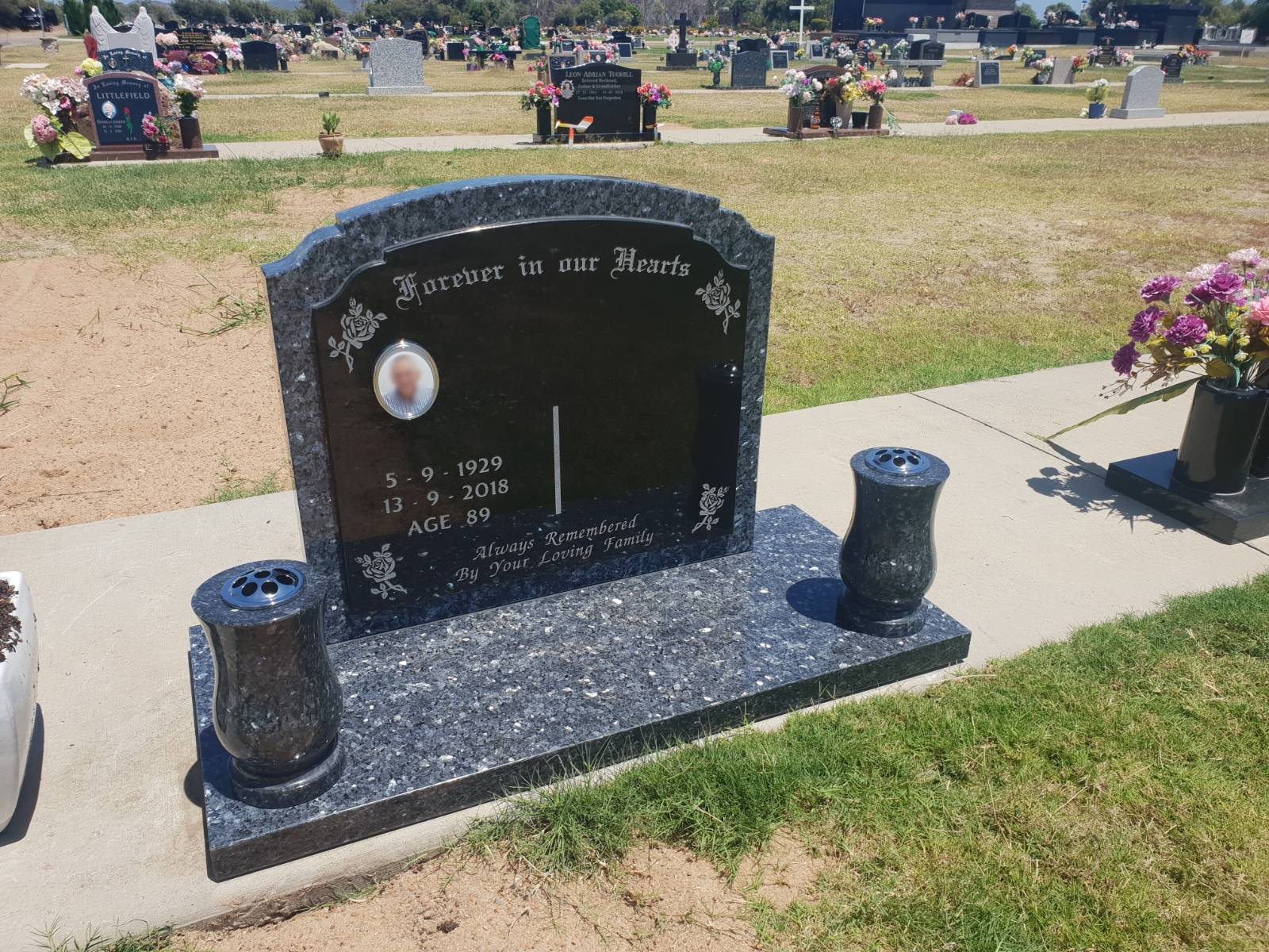 Beam Section Headstones - J & R Fletcher Monumentals