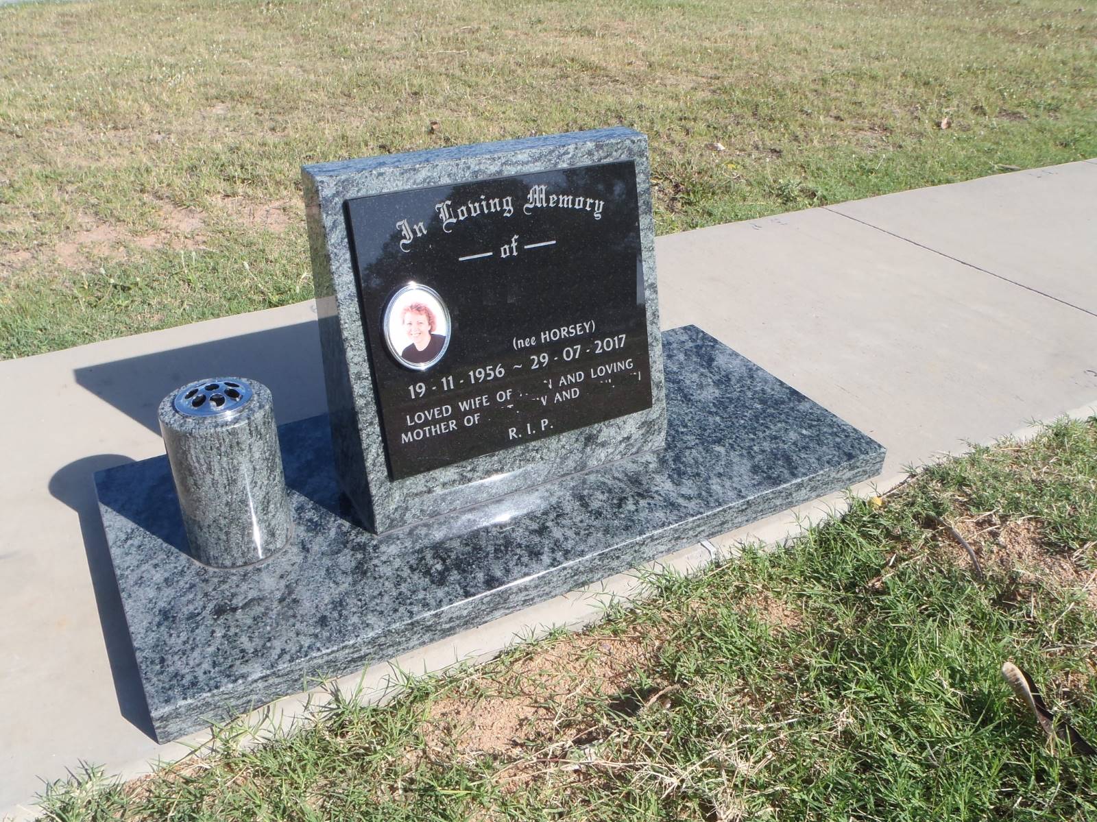 Beam Section Headstones - J & R Fletcher Monumentals