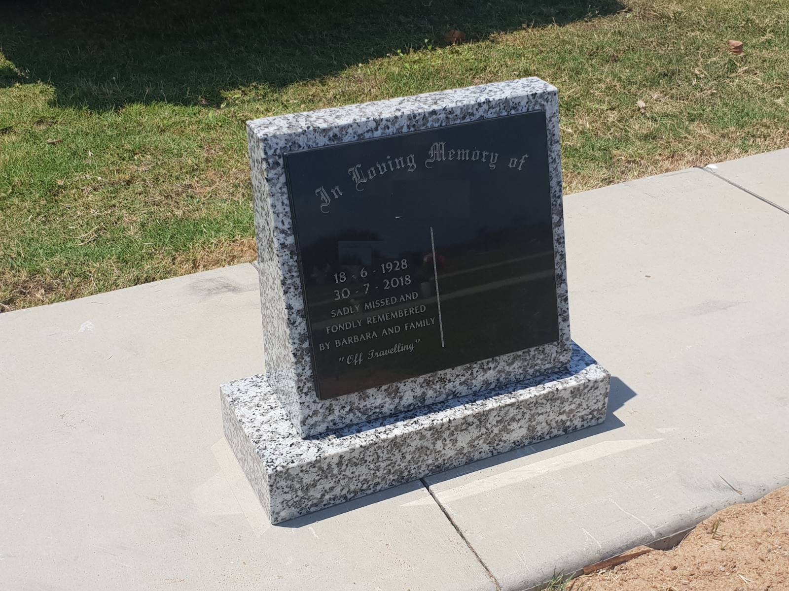 Beam Section Headstones - J & R Fletcher Monumentals